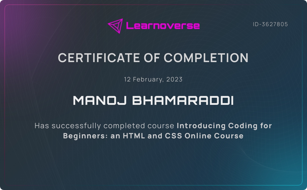 Manoj Bhamaraddi - Backend Development | DevOps | Node.js | Express.js | MongoDB | SQL | JIRA ...